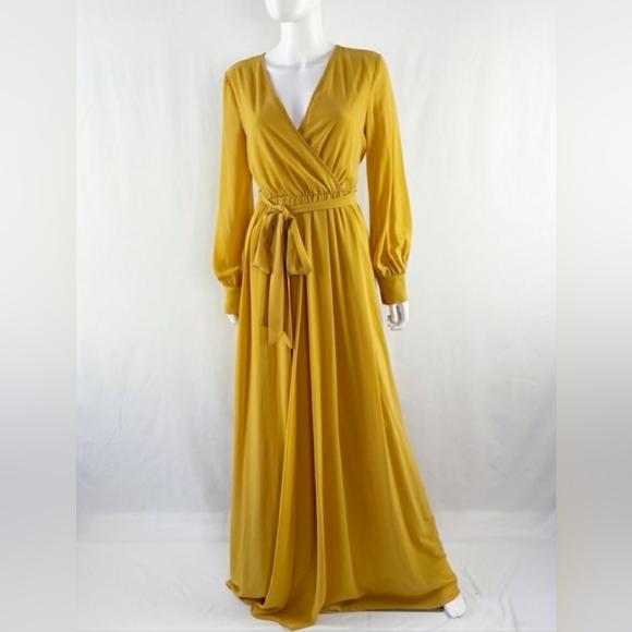 Baltic Born | Dresses | Baltic Born Lydia Maxi Mustard Yellow Xl New ...